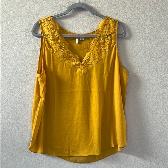 Cato | Tops | Cato Gold Embellished Sleeveless Blouse | Poshmark